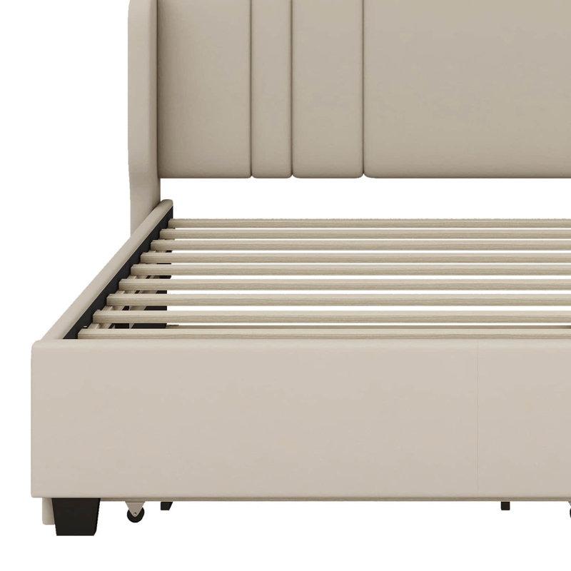 Red Barrel Studio® Jerid Upholstered Panel Bed | Wayfair