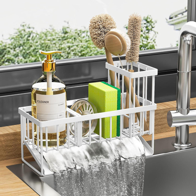 Kiflic Stainless Steel Sink Caddy | Wayfair