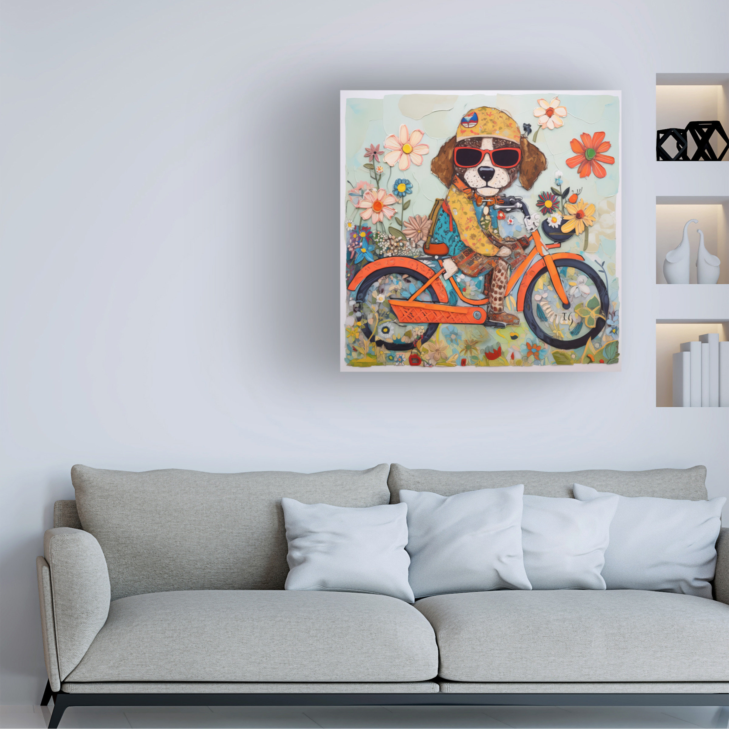 Winston Porter Animals Pedal Petal On Canvas Painting | Wayfair