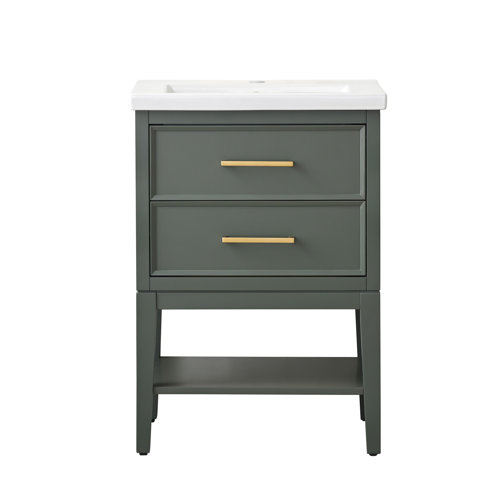 Green Bathroom Vanities You'll Love | Wayfair