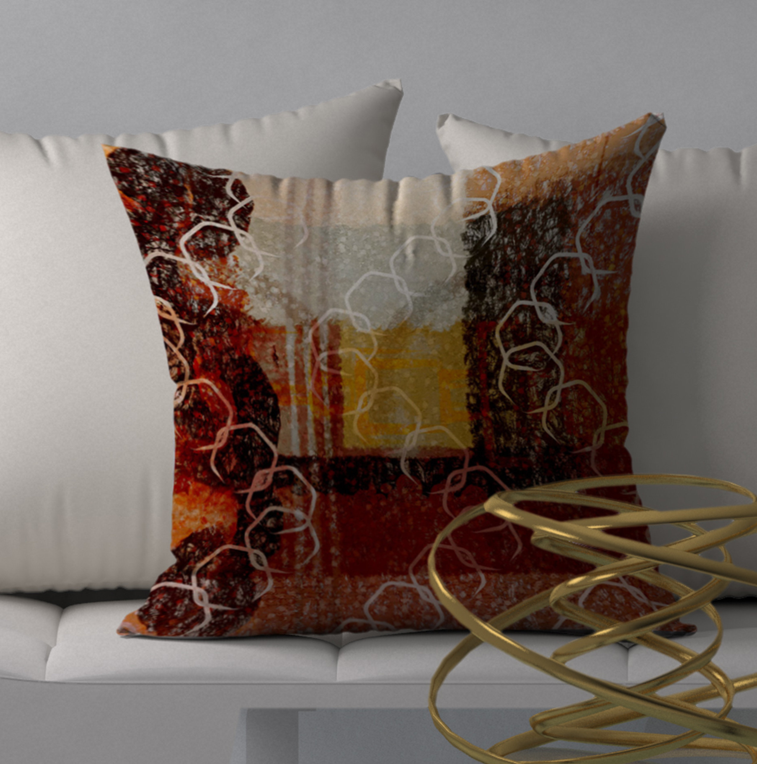 LeRoi Products Power Trendy Square Pillow Cover & Insert | Wayfair