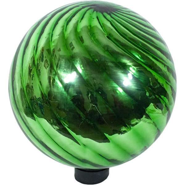 Echo Valley Weather Resistant Glass Abstract & Geometric Gazing Ball ...
