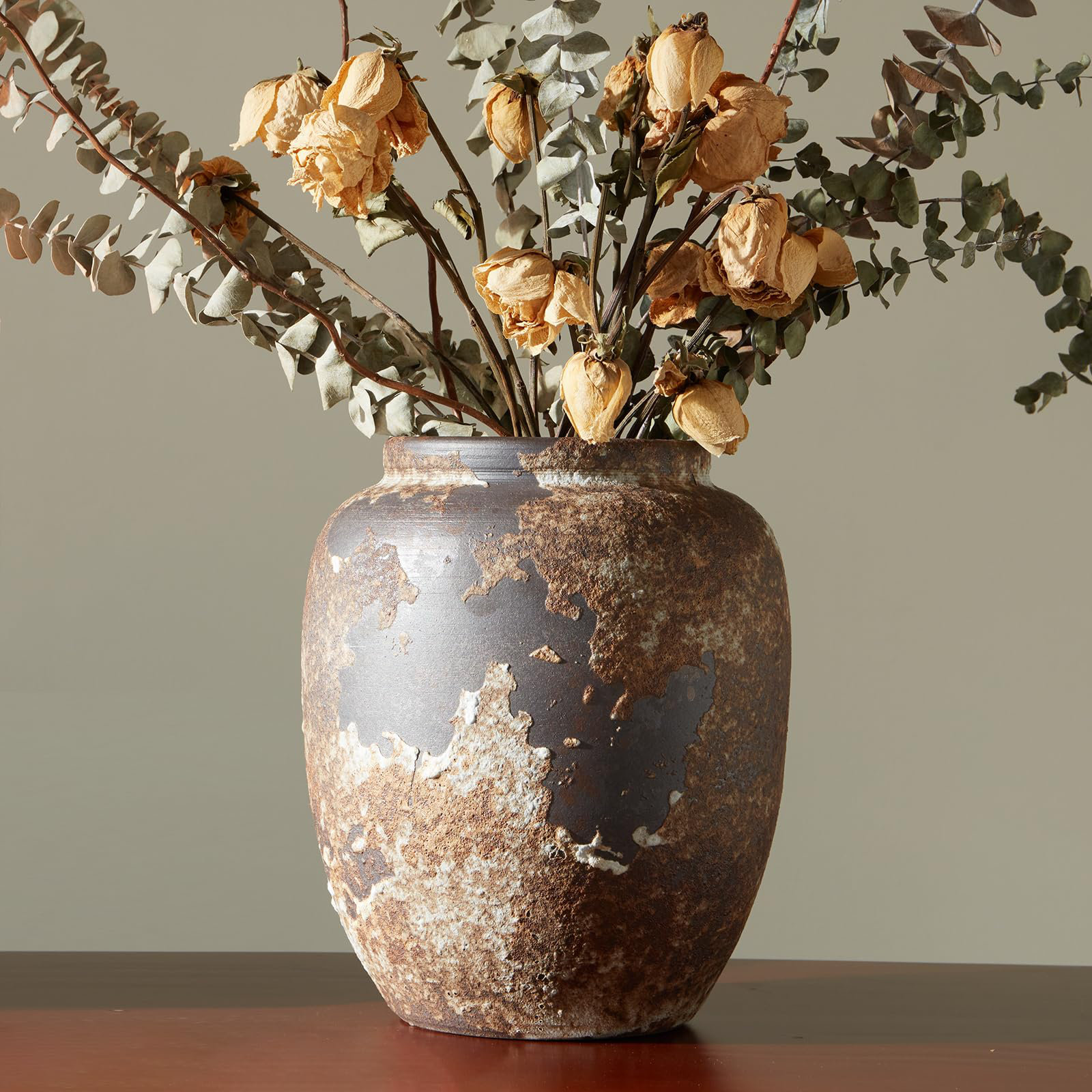 Wrought Studio™ Rustic Vase For Home Decor, Farmhouse Terracotta Vases ...