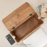 LuxeDesigns FarmHouse Handcrafted Mango Wood Cable Management Box with ...