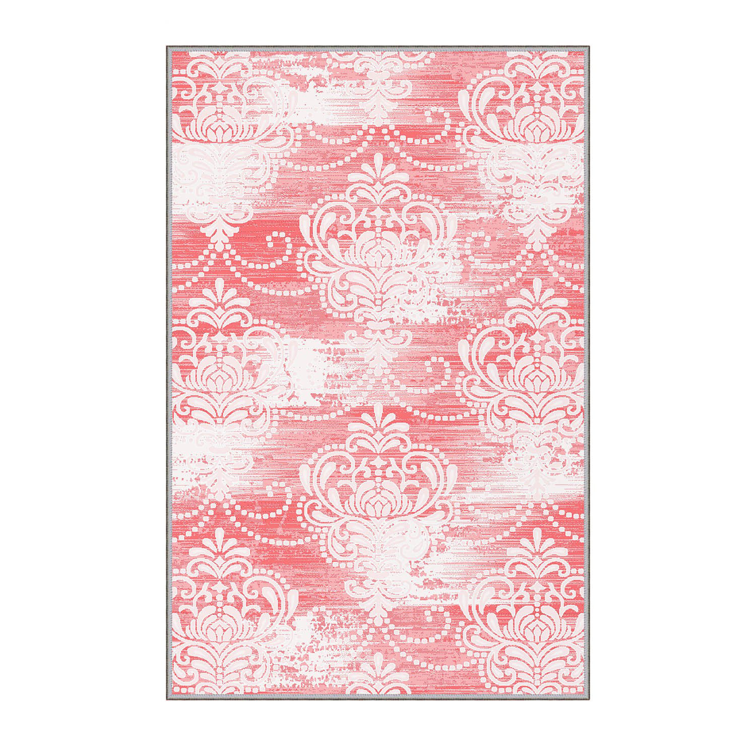 East Urban Home Zoha Machine Made Handwoven Polyester Area Rug in Pink ...