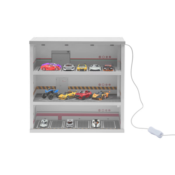 YYBUSHER 1:64 3-Layer Model Car Display Cabinet & Reviews | Wayfair