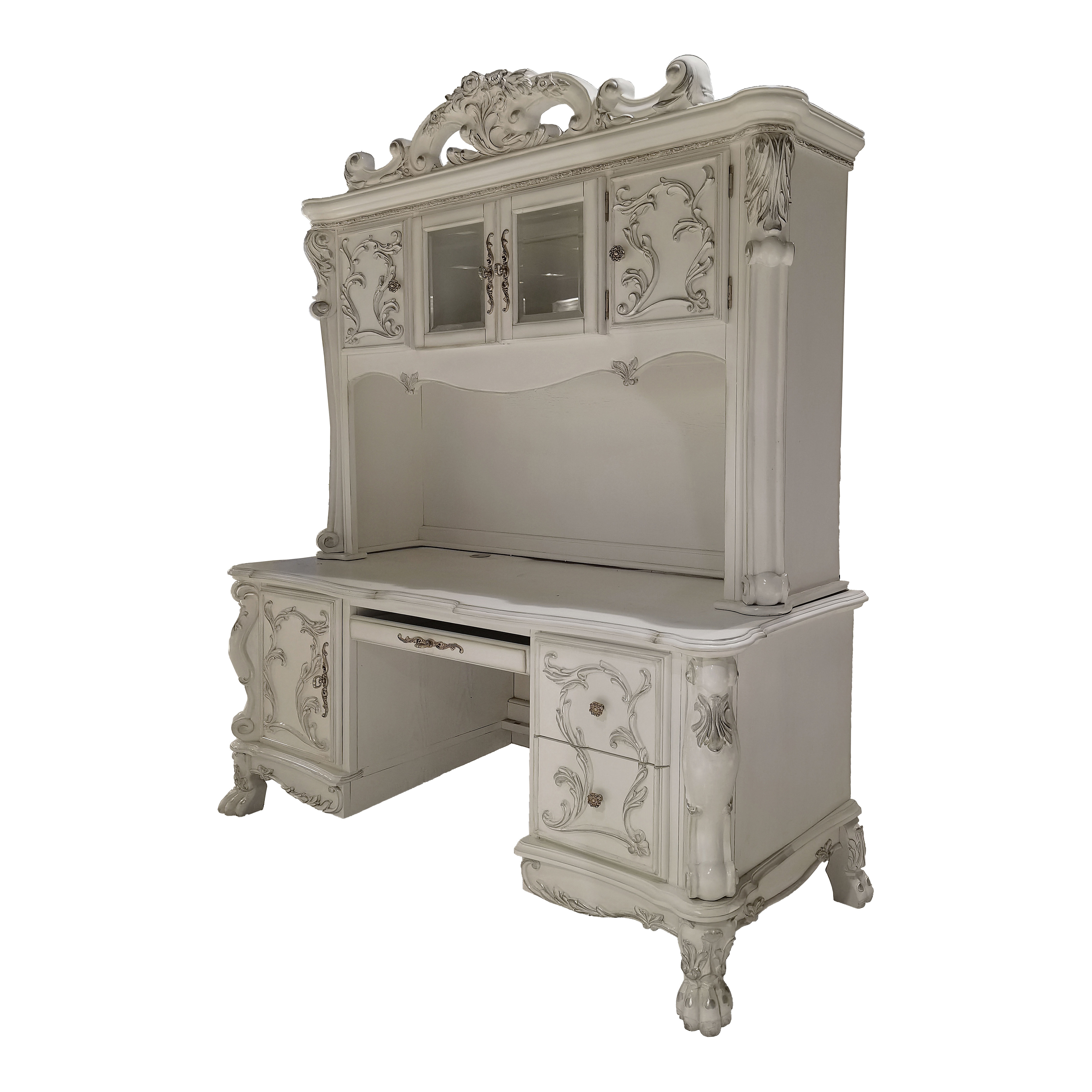 Rosdorf Park Luyn 72'' W Rectangle Computer Desk with Hutch and Cabinet ...