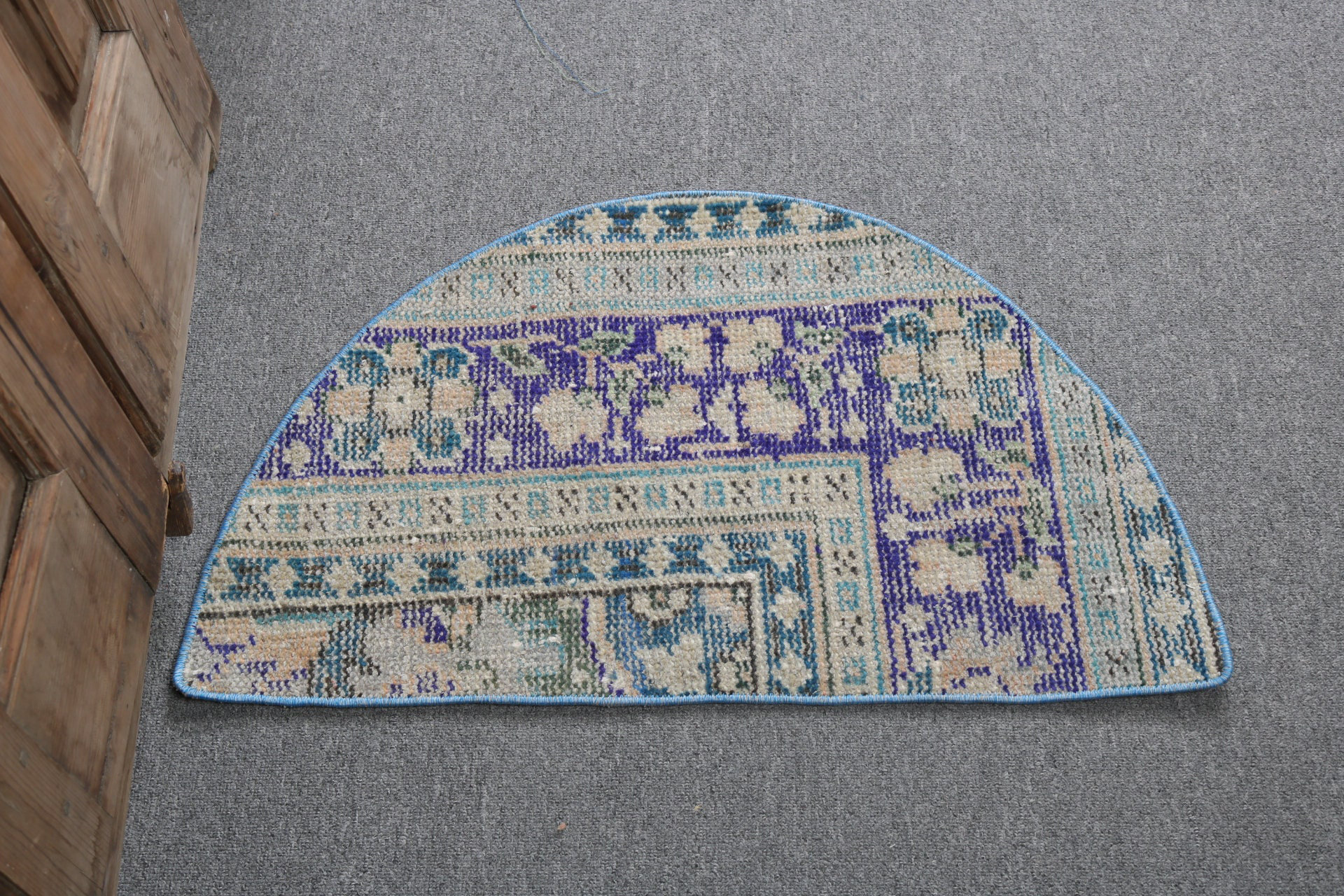 Fleur De Lis Living Delightfully Antique Small Round Turkish Rug Offers ...