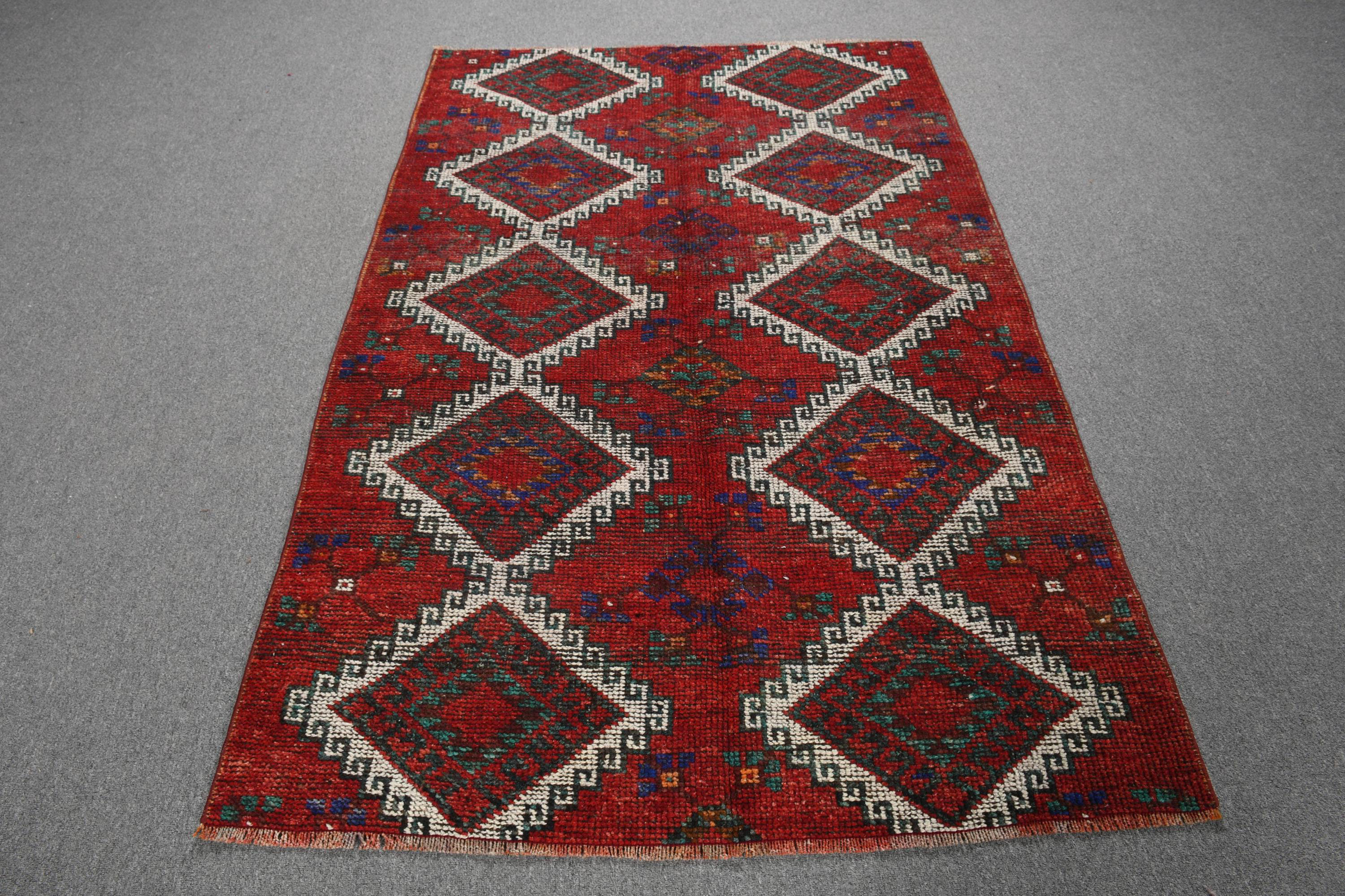 Foundry Select Vibrant Turkish Handwoven Rug with Exciting Red ...