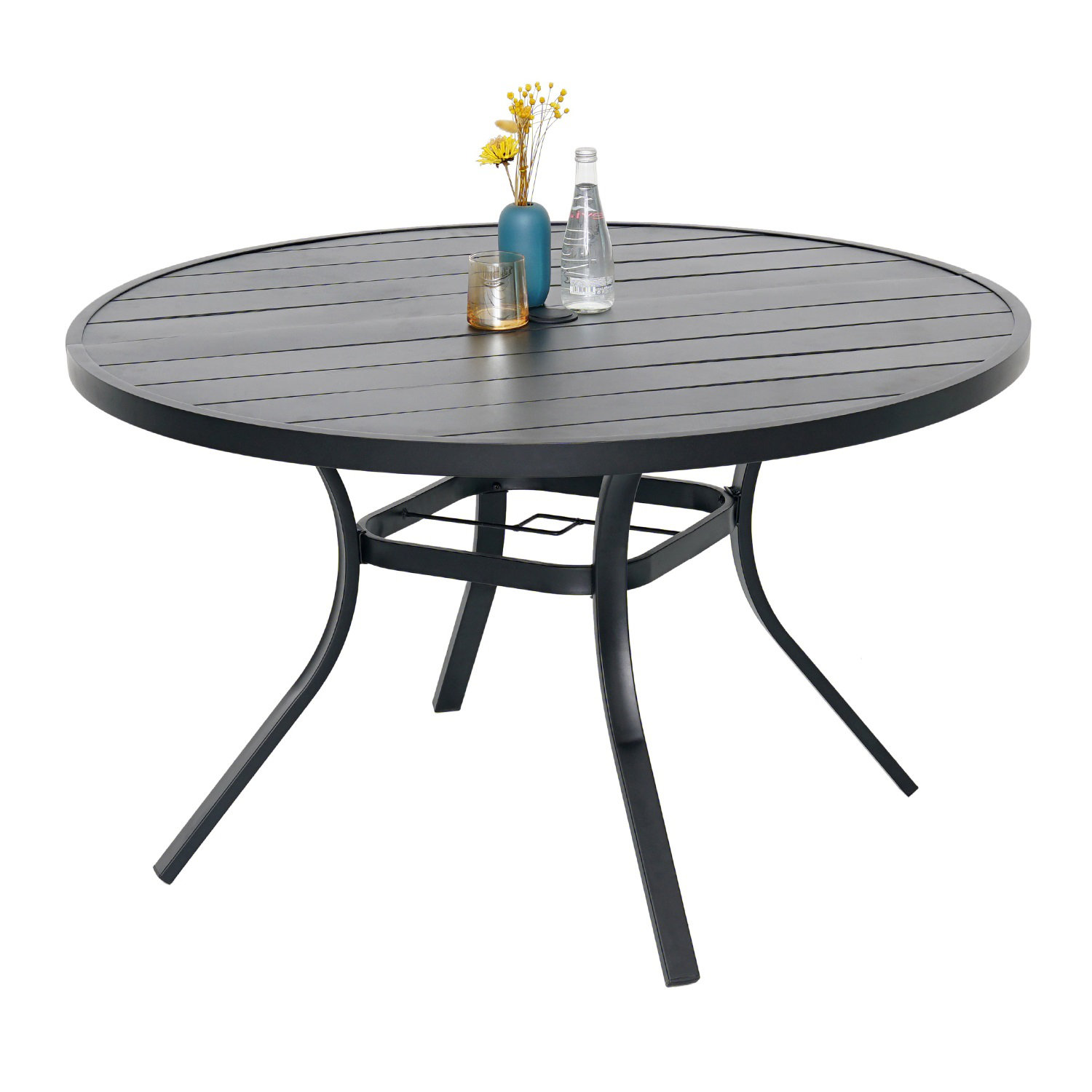 Winston Porter Nawara Round 48'' Outdoor Dining Table & Reviews ...