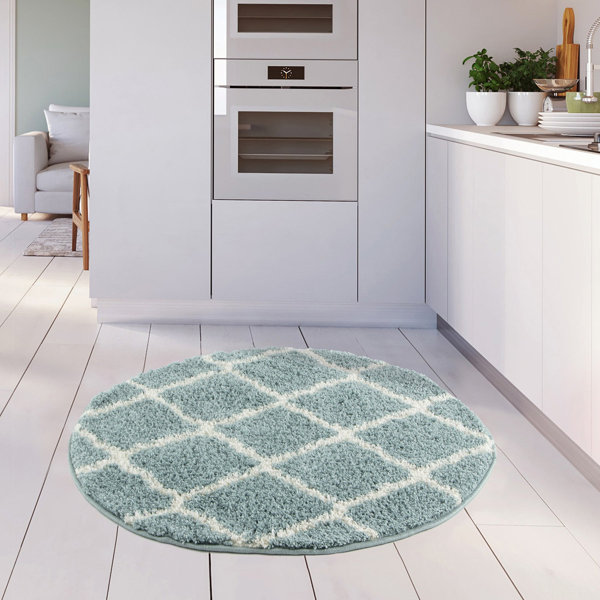 THE RUGS Myshaggy Collection Rugs Moroccan Design in Duck Egg Blue ...