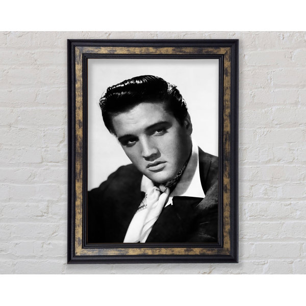 Bright Star Elvis Presley Portrait - Single Picture Frame Art Prints ...