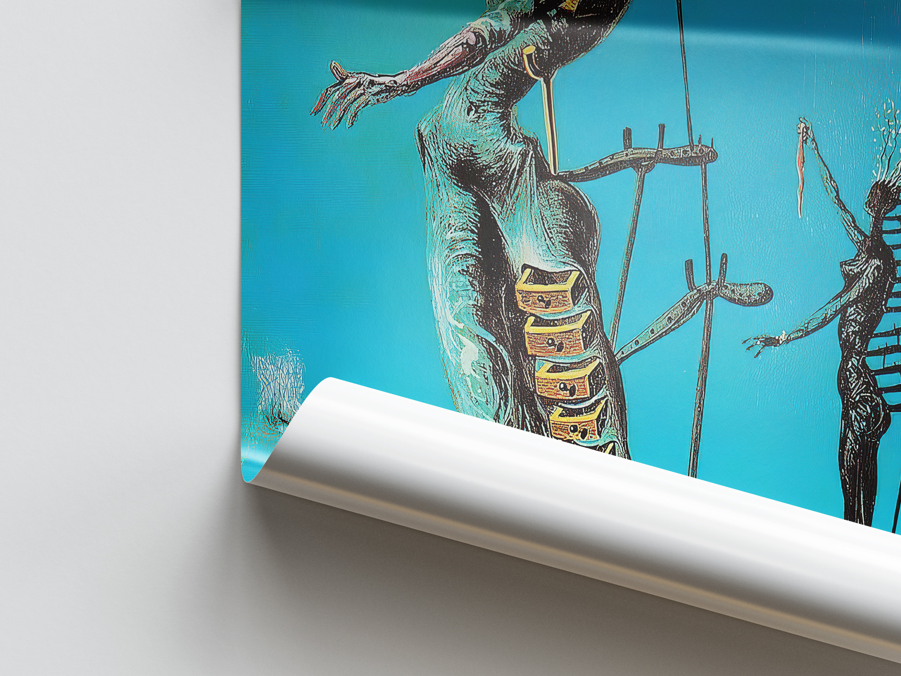 Lark Manor The Burning Giraffe, Dali Giraffe Wall Decor, Reproduction ...