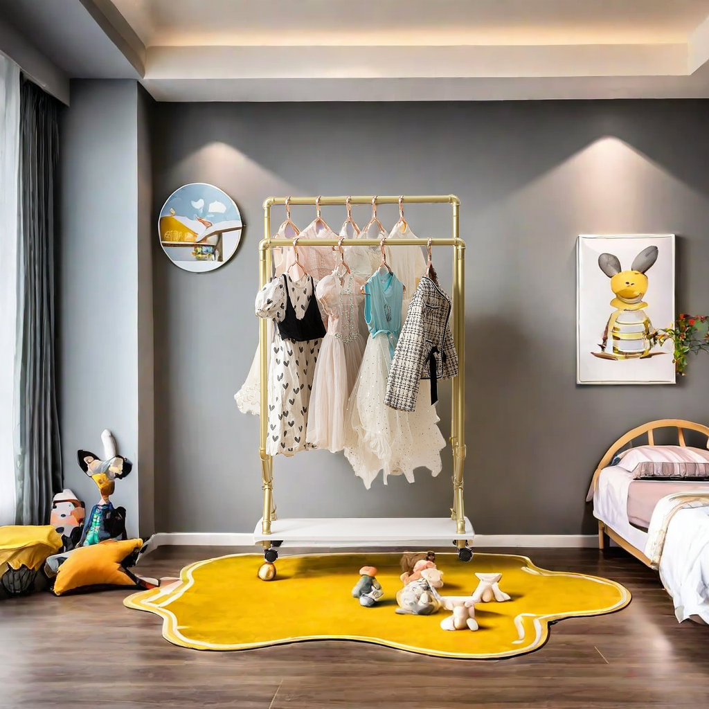 Rebrilliant Kids Clothing Rack, Small Clothes Rack For Toddler Pets ...