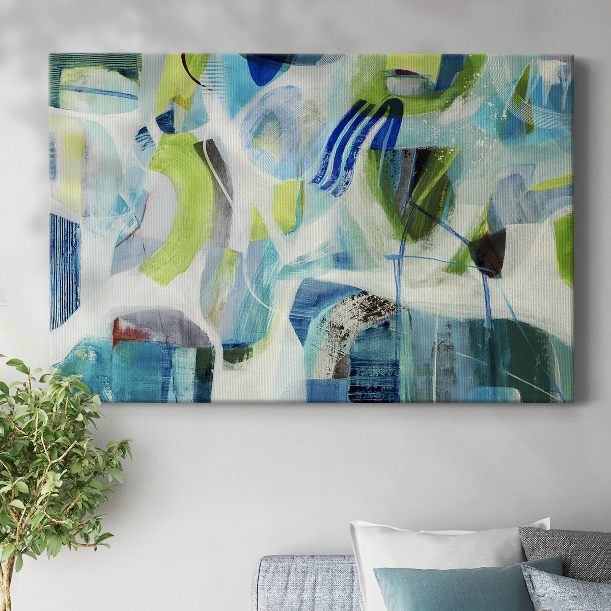 Ivy Bronx Rhyming Verse-Gallery Wrapped Canvas | Wayfair