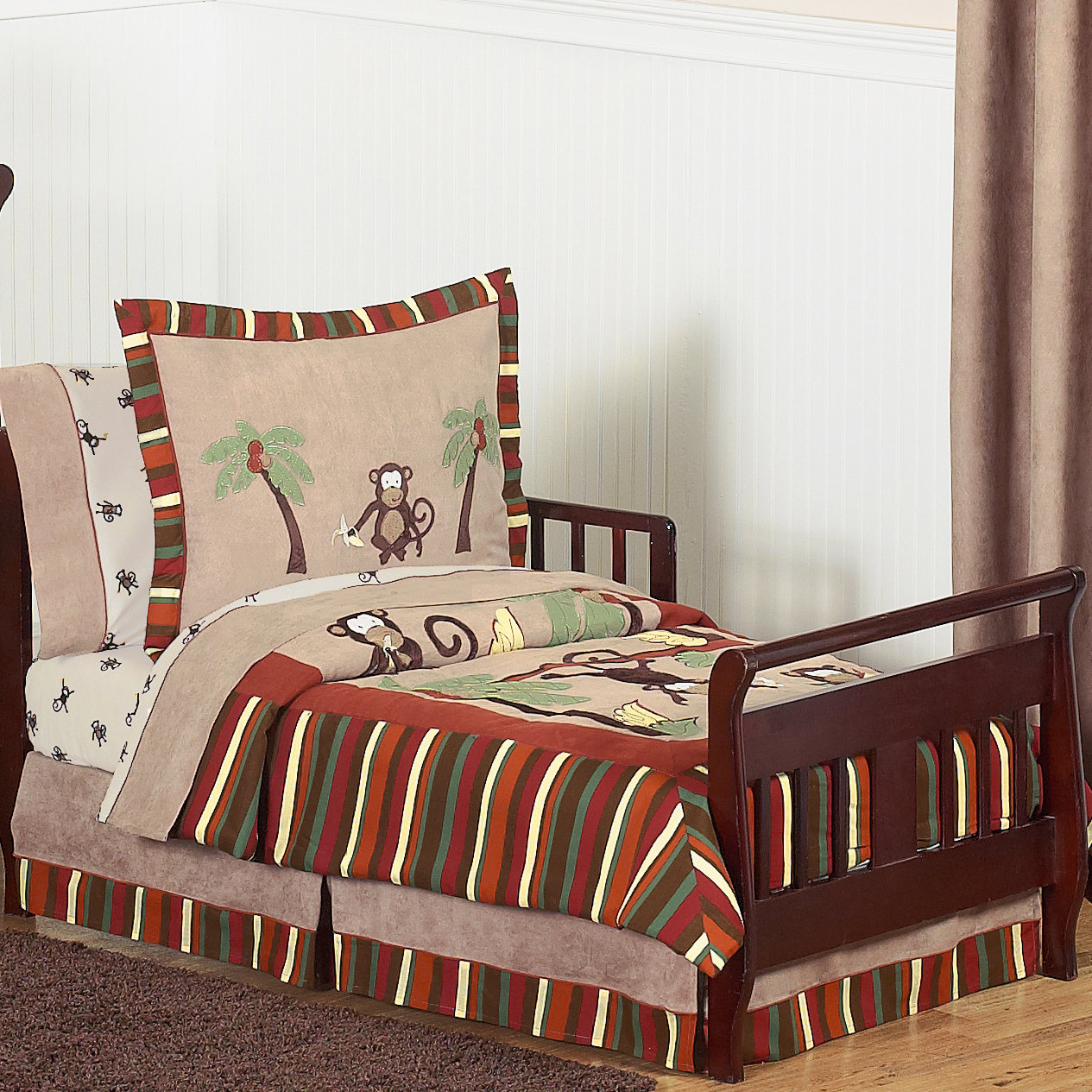 Sweet Jojo Designs Monkey 5 Piece Toddler Bedding Set - Wayfair Canada