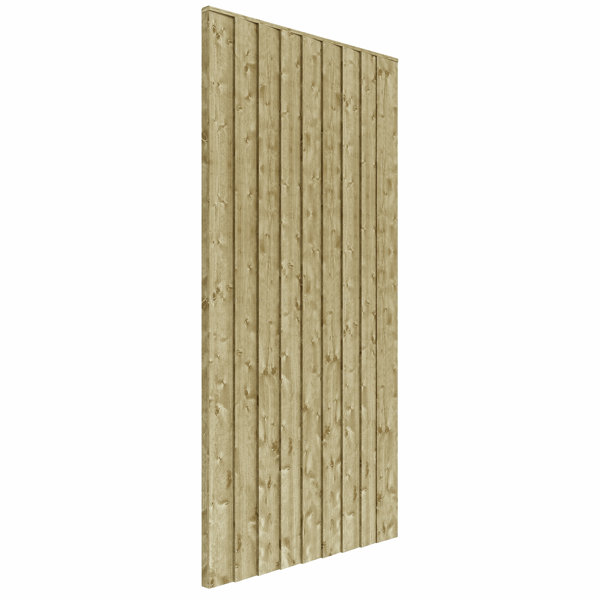 Rowlinson Vertical Board 6x3 Gate | Wayfair.co.uk