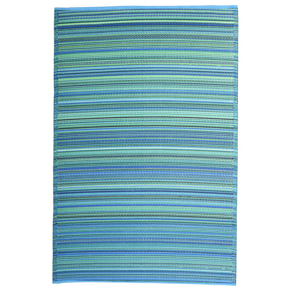 Highland Dunes Outdoor Rug Plastic Straw Rug Waterproof Patio Anahira ...