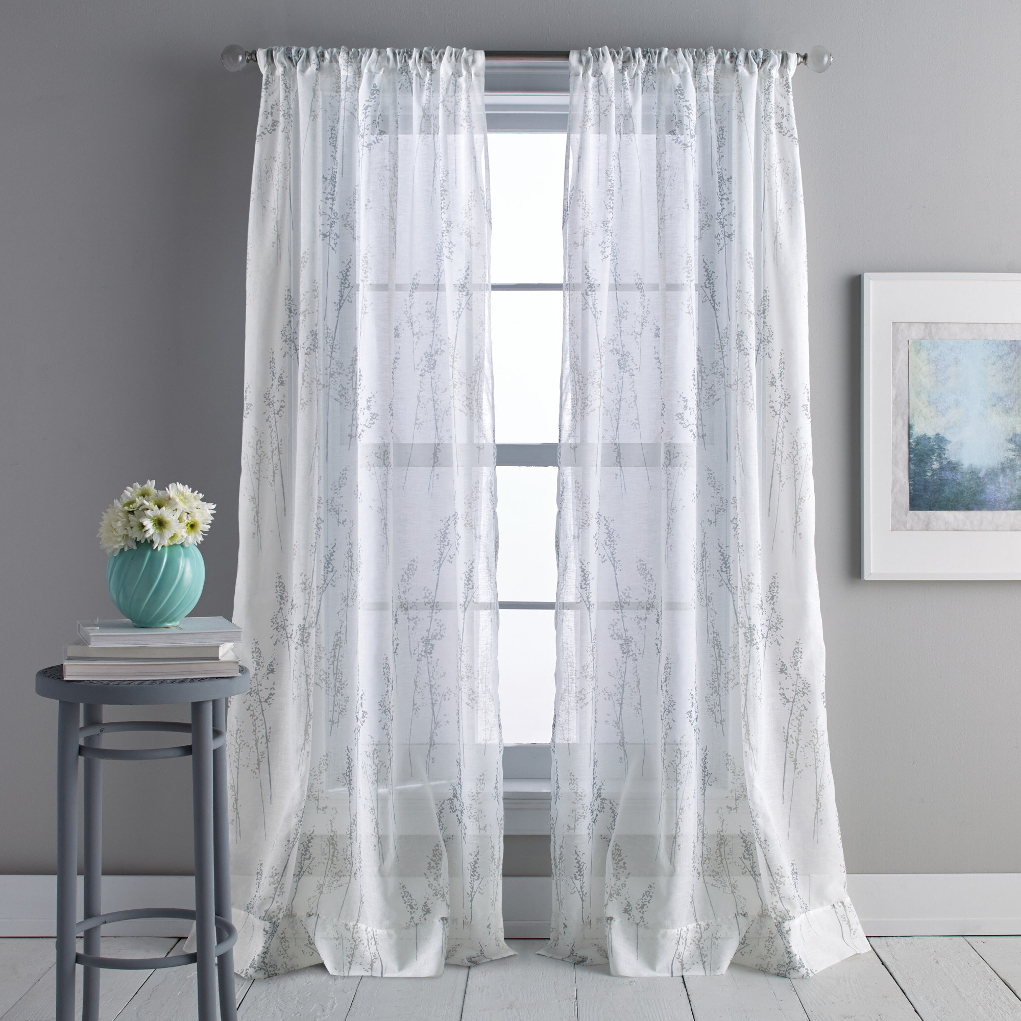 DKNY Whisper Polyester Sheer Single Curtain Panel Panel & Reviews | Wayfair