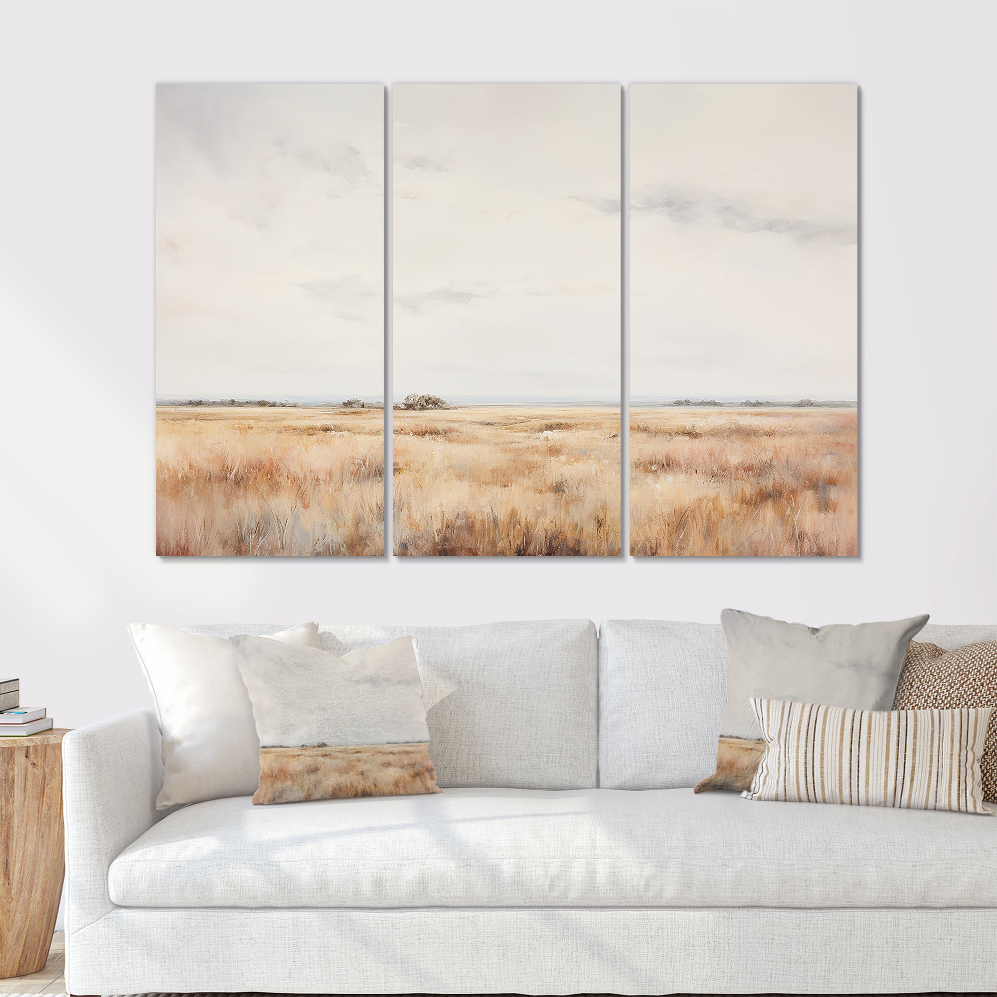 George Oliver Prairies Scenery Breeze Minimalism - Prairies Canvas Art ...