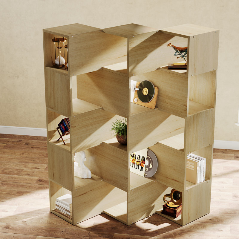 TribeSigns 15 Cubes Large Wooden Bookcases | Wayfair