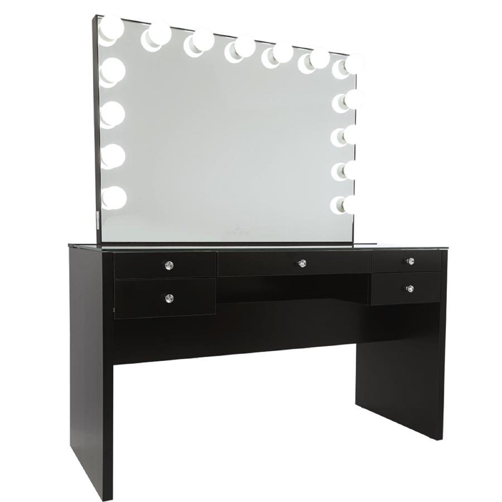 Latitude Run® SlayStation Plus 3.0 Makeup Vanity Desk with Mirror and ...