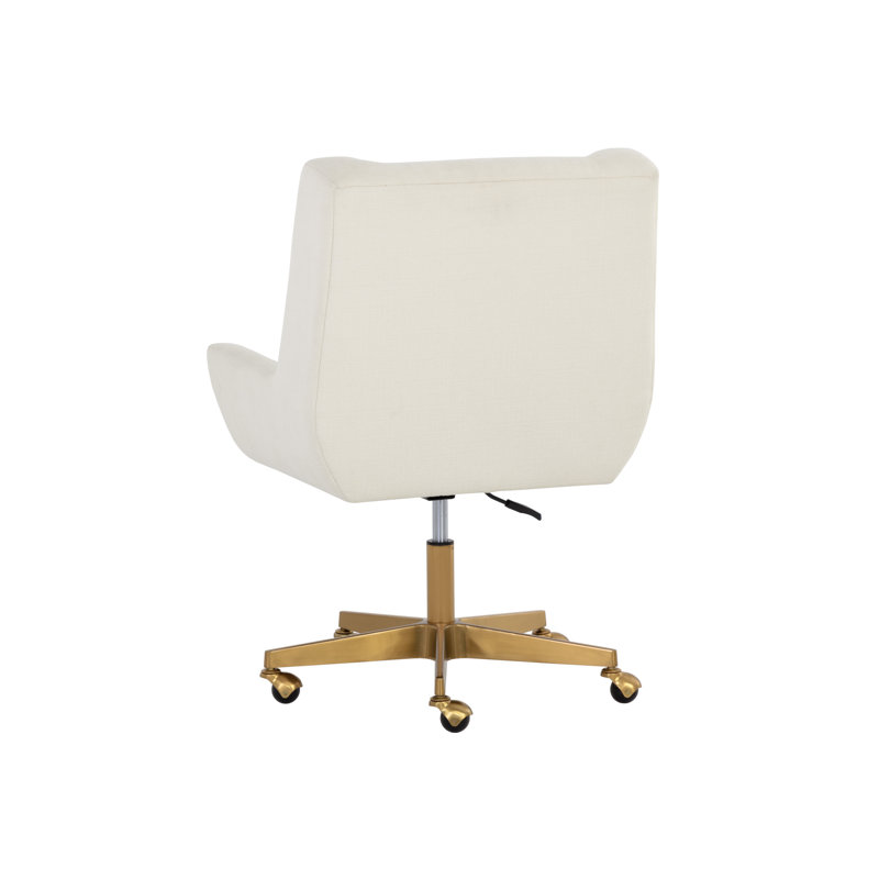 SUNPAN MIRIAN OFFICE CHAIR - ZENITH ALABASTER | Perigold
