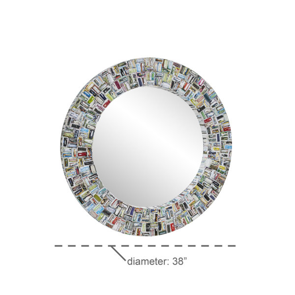World Menagerie Cate Round Modern & Contemporary Accent Mirror ...