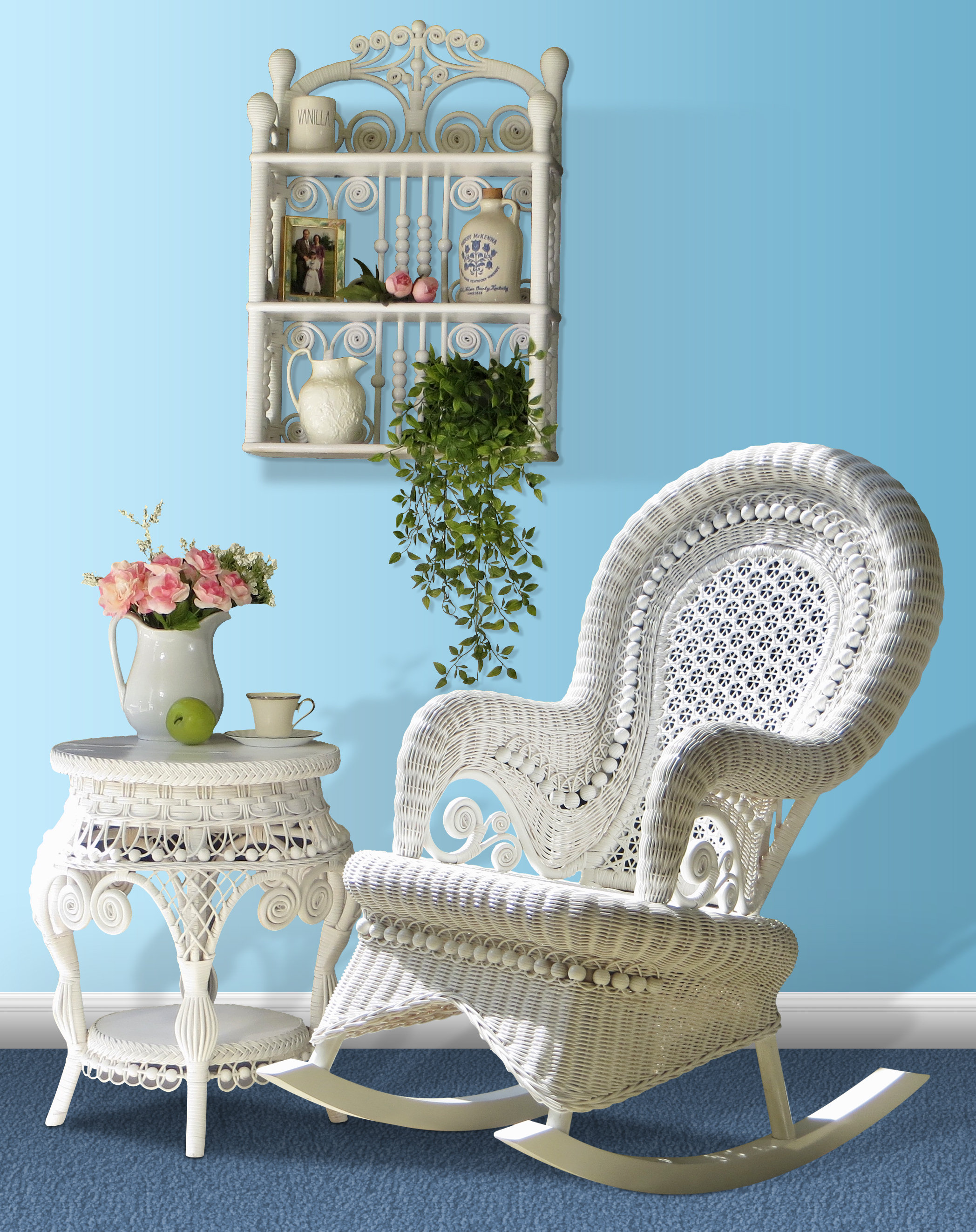 Windsor store Steel Wicker Outdoor Patio Chair