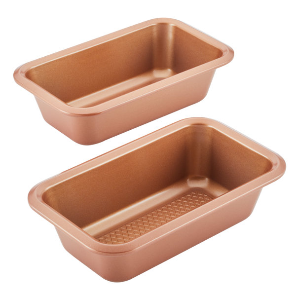 Ayesha Curry Bakeware Nonstick Loaf / Meatloaf / Bread Pan Set, 2 Piece ...