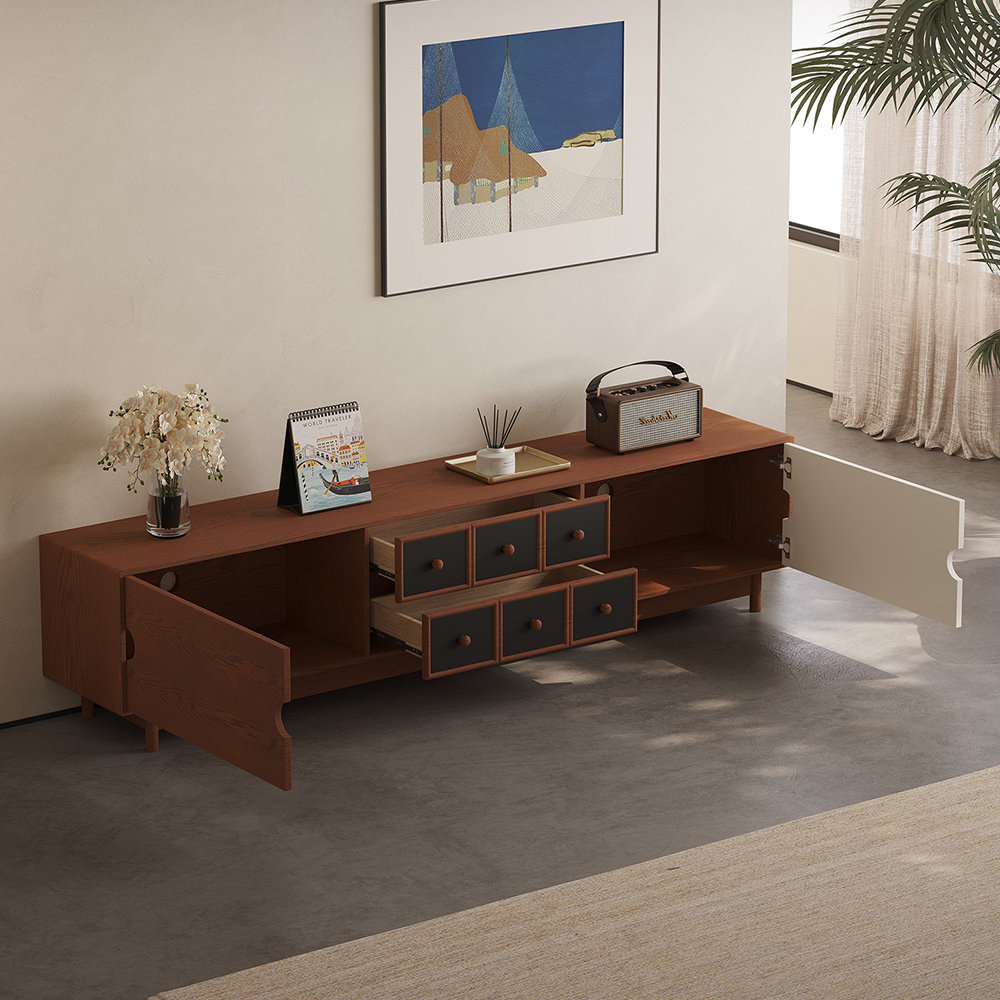 Hokku Designs Modern Medieval Style TV Stand | Wayfair