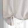 Ebern Designs Dune Textured Solid Cotton Room Darkening Tie-Up Window ...