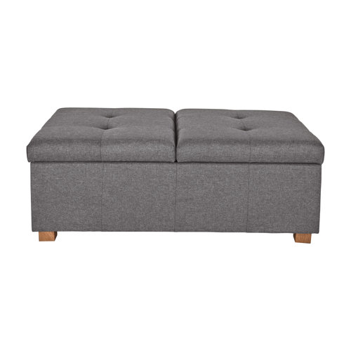 Wade Logan® Betiel Upholstered Storage Ottoman & Reviews | Wayfair
