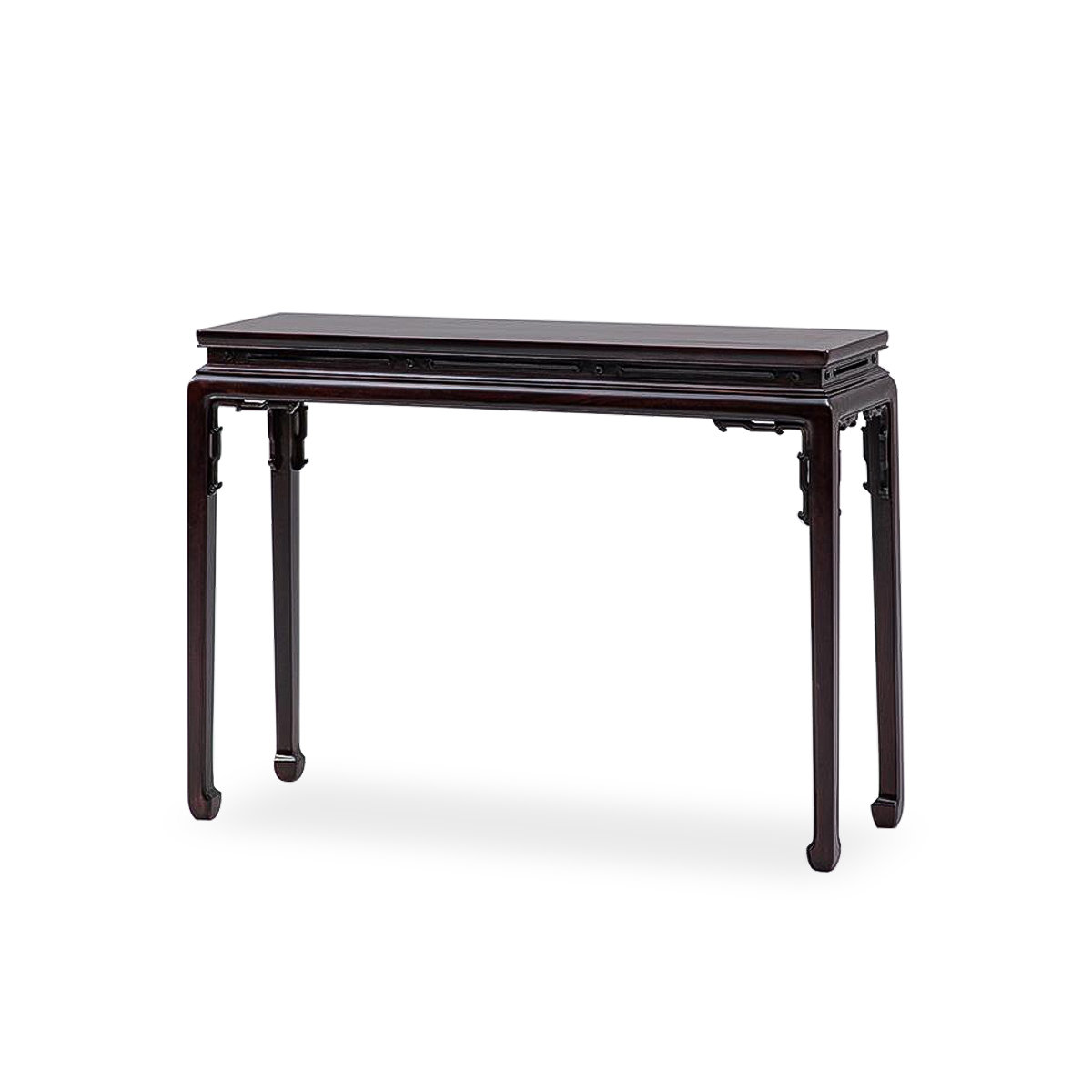 Rite Treasure Brown Rectangular Solid Wood Console Table | Wayfair