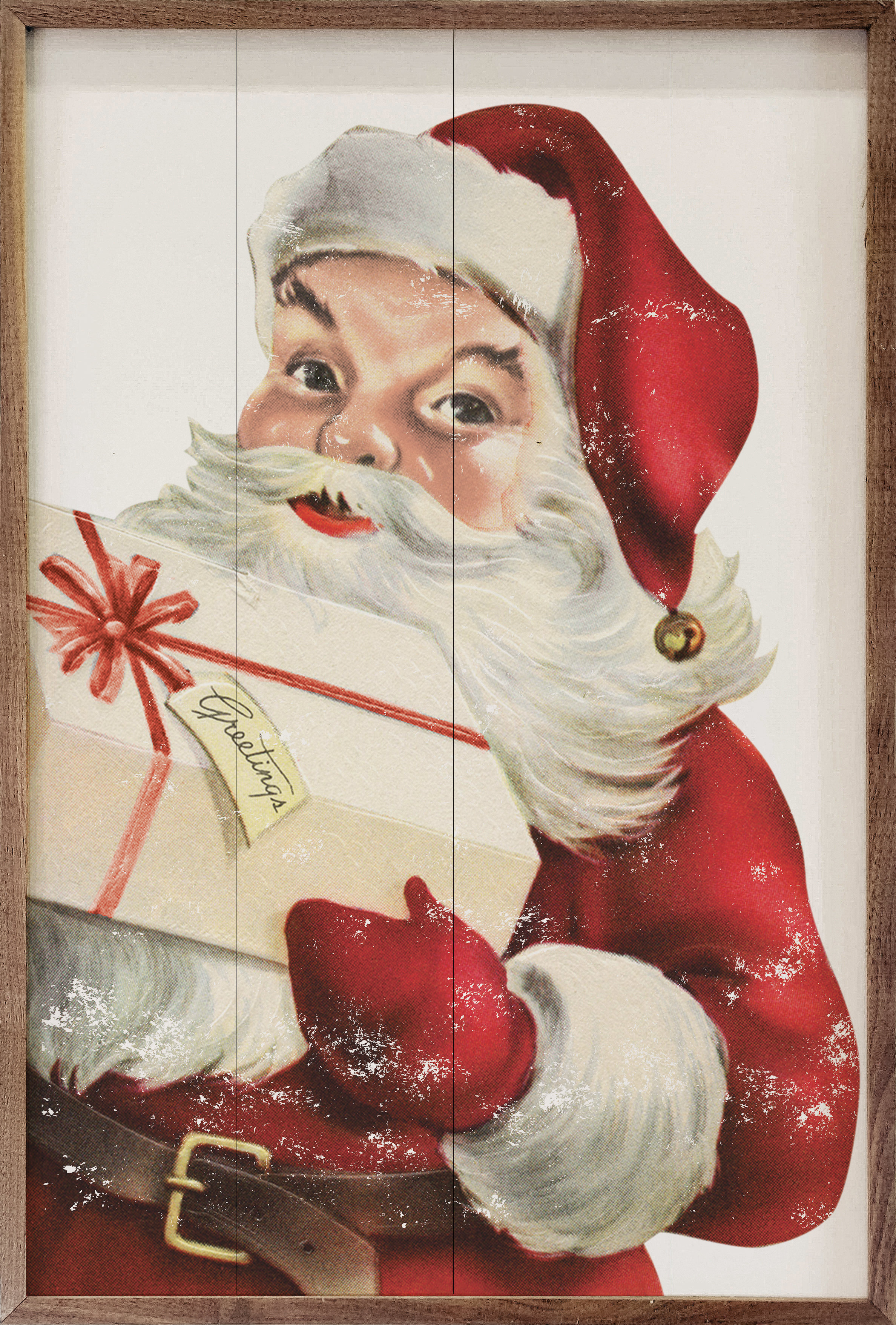 The Holiday Aisle® Santa With Delivery White | Wayfair