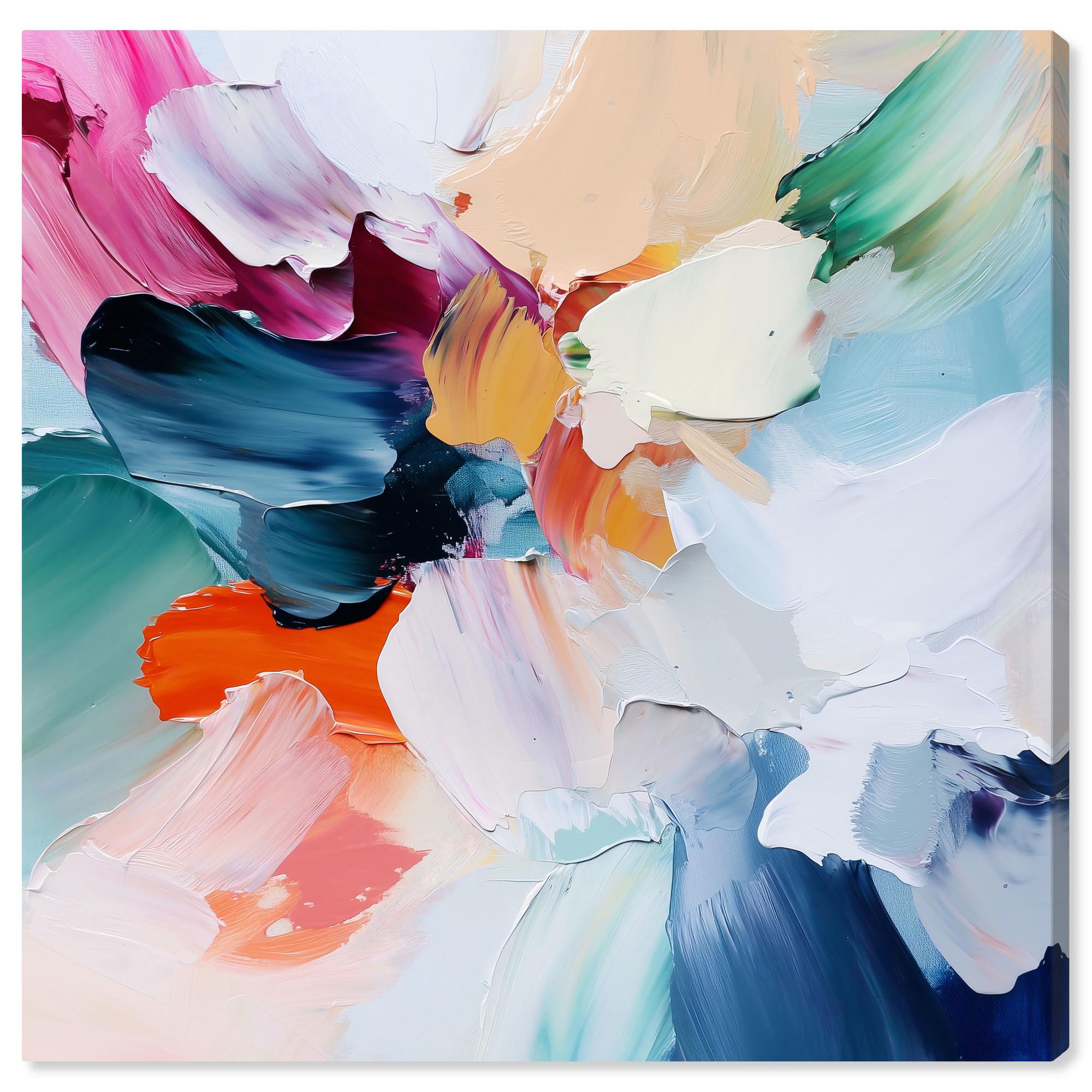 Art Remedy Colorful Abstracts Canvas Visual Poem III | Wayfair