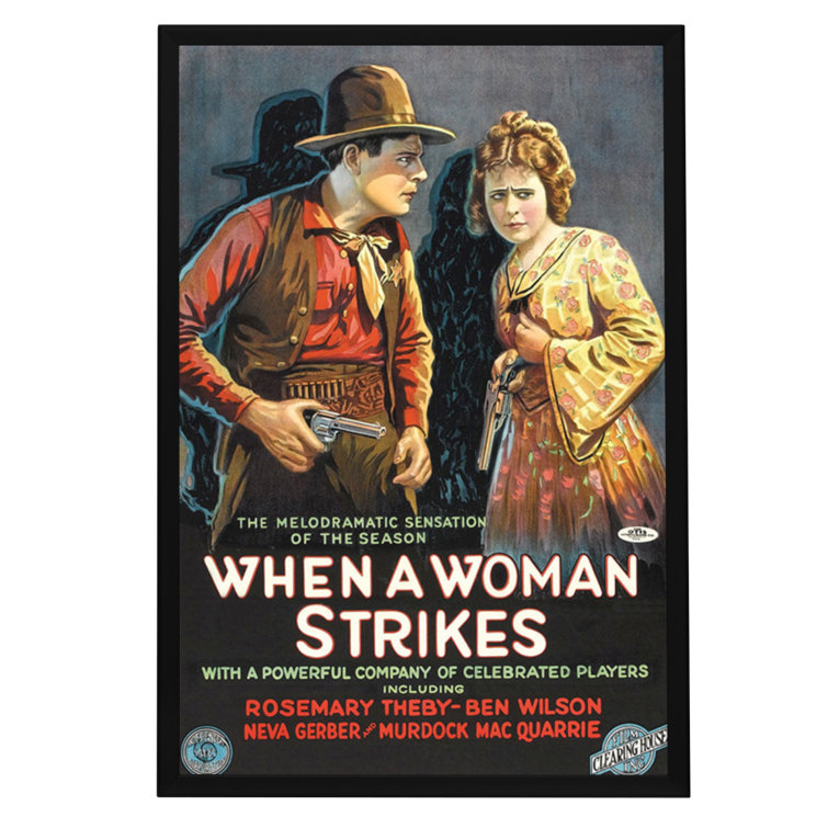 SnapeZo " When A Woman Strikes 1919 " on Paper | Wayfair