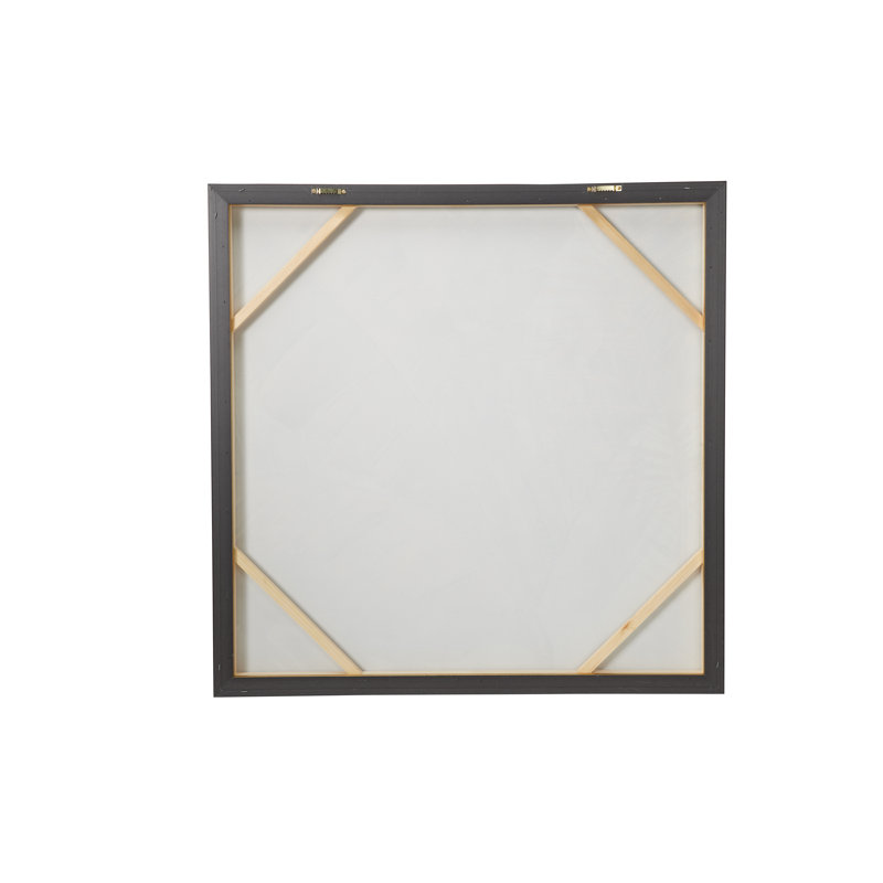 CosmoLiving by Cosmopolitan Brown Canvas Palm Leaf Framed Wall Art with ...