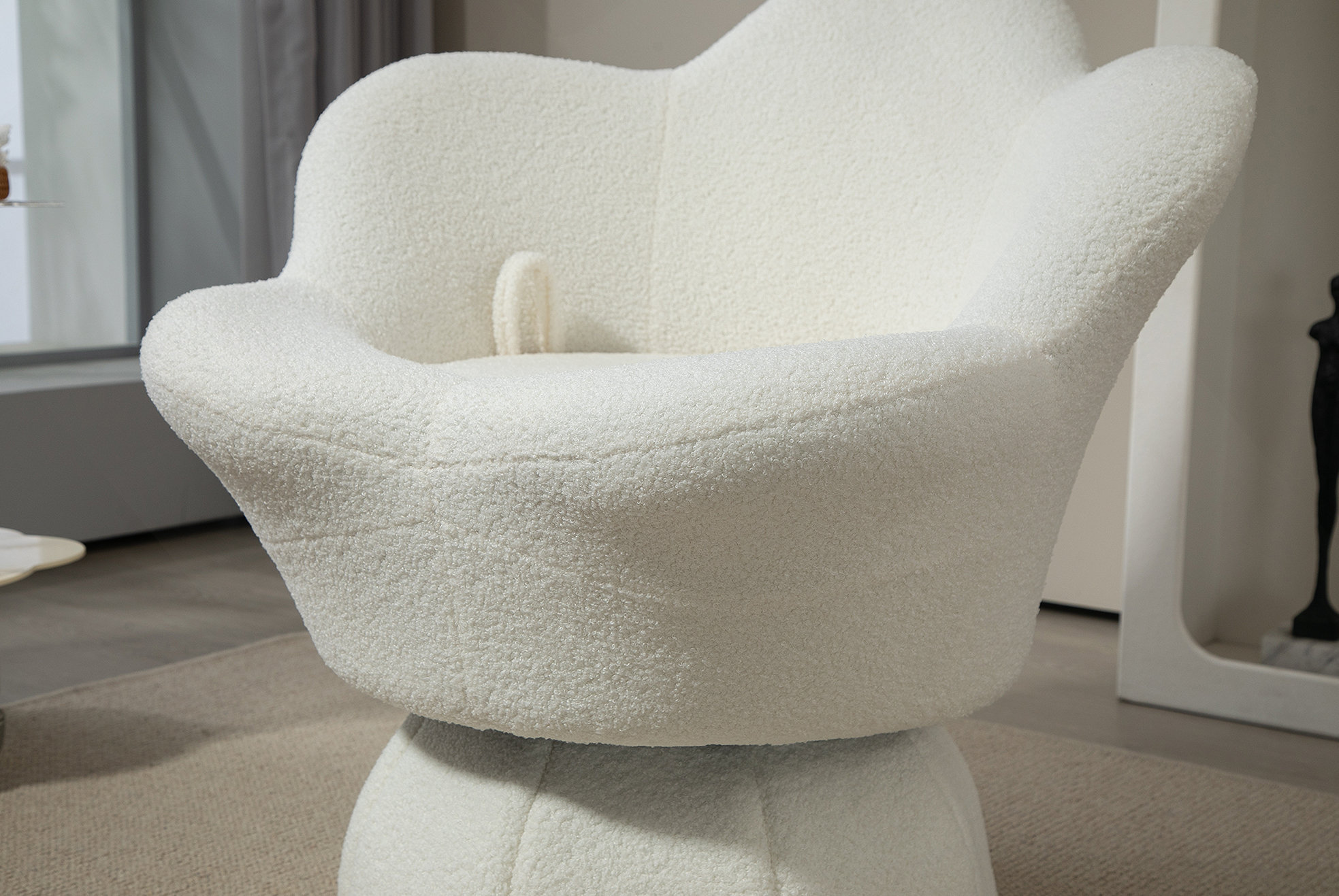 Wrought Studio™ The 360-degree spinning armchair is designed for your ...