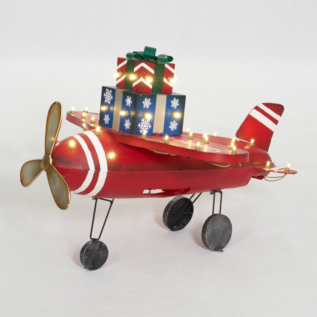 The Holiday Aisle® Plane Lighted Display & Reviews | Wayfair