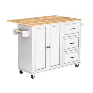 Drop Leaf Medium Kitchen Islands & Carts You'll Love | Wayfair