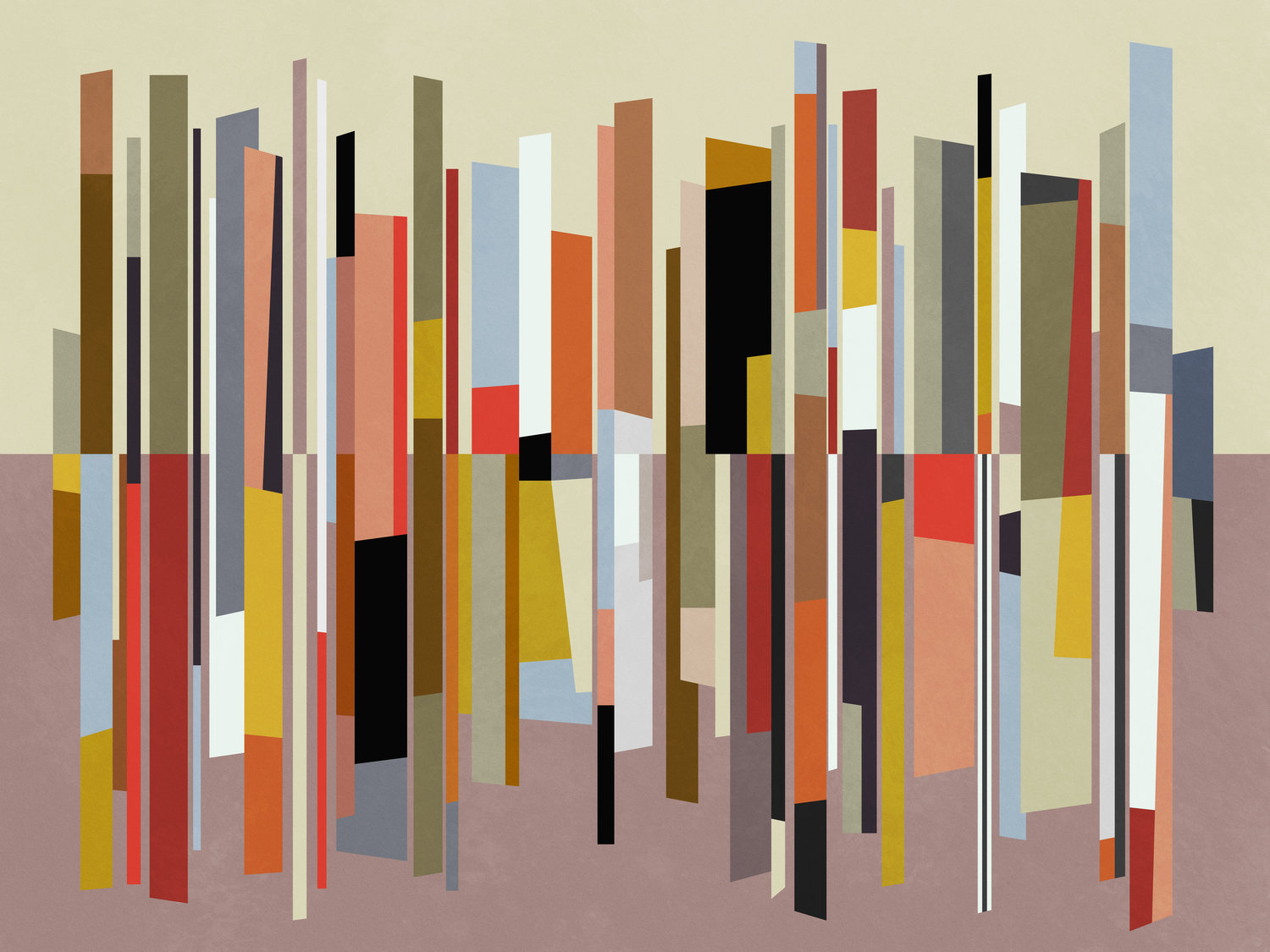 Made & Curated Colored Parts by Angel Estevez - Graphic Art | Wayfair
