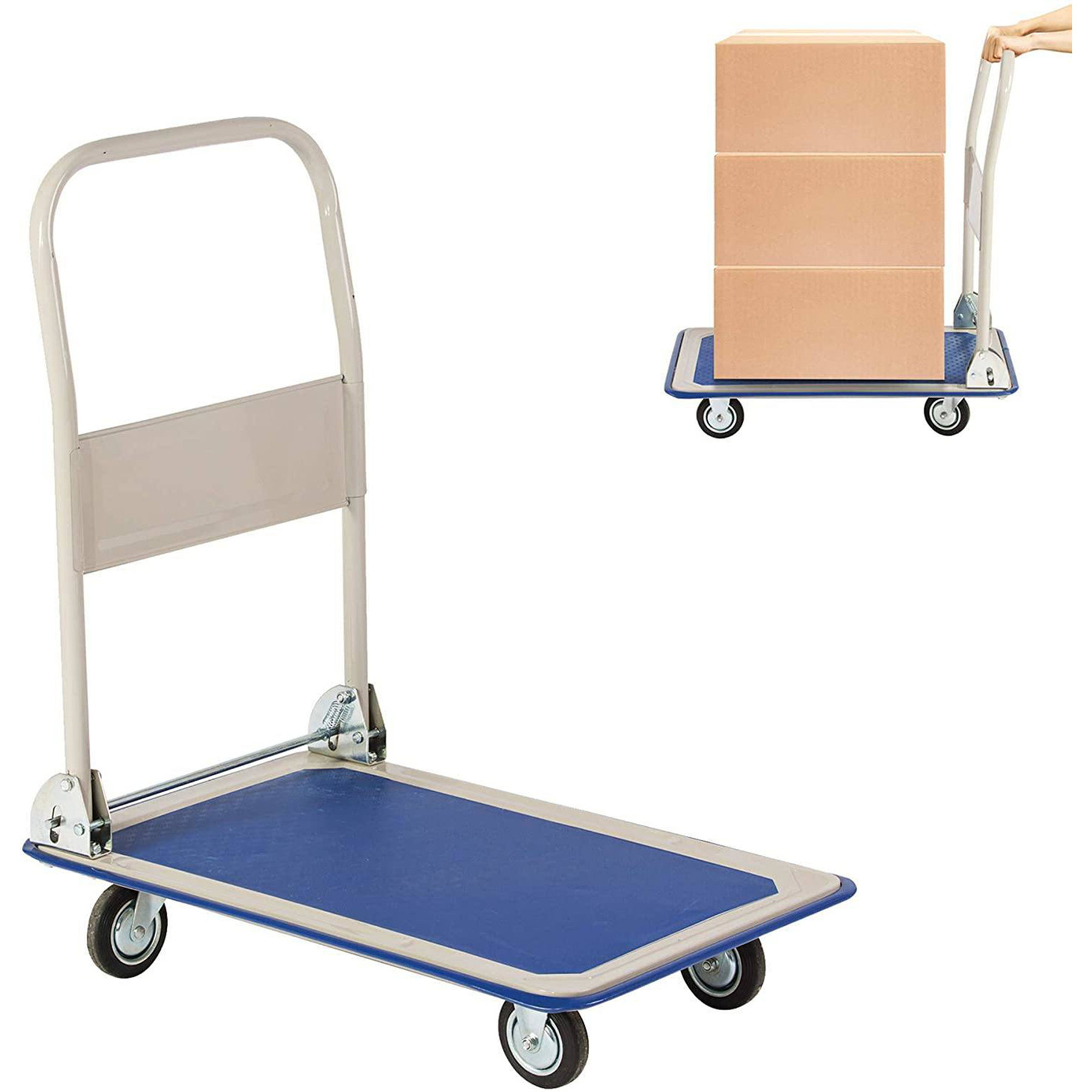TONY'S APPLIANCES Platform Truck Hand Flatbed Cart Dolly Folding Moving ...