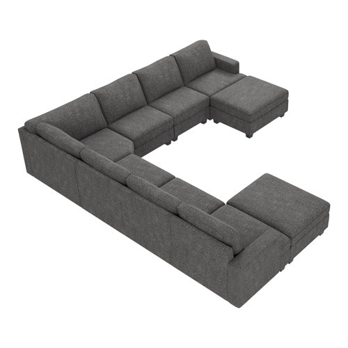 Wade Logan® Anureet Oversized Modular Corner Sectional U Shaped ...