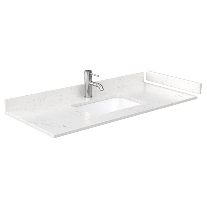 Wyndham Collection 48'' Single Bathroom Vanity Top with Sink & Reviews ...