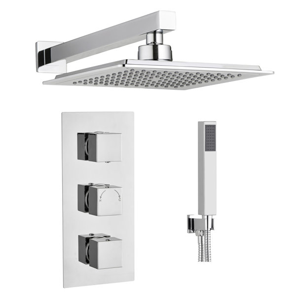 Ivy Bronx Clora Shower with Fixed Shower Head | Wayfair.co.uk