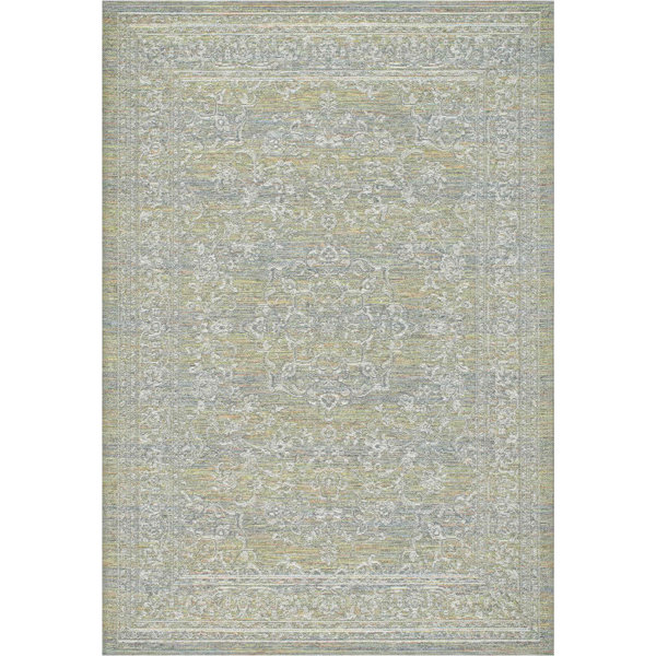 Rosalind Wheeler Flachgewebe-Teppich San Rocco in Grün | Wayfair.de