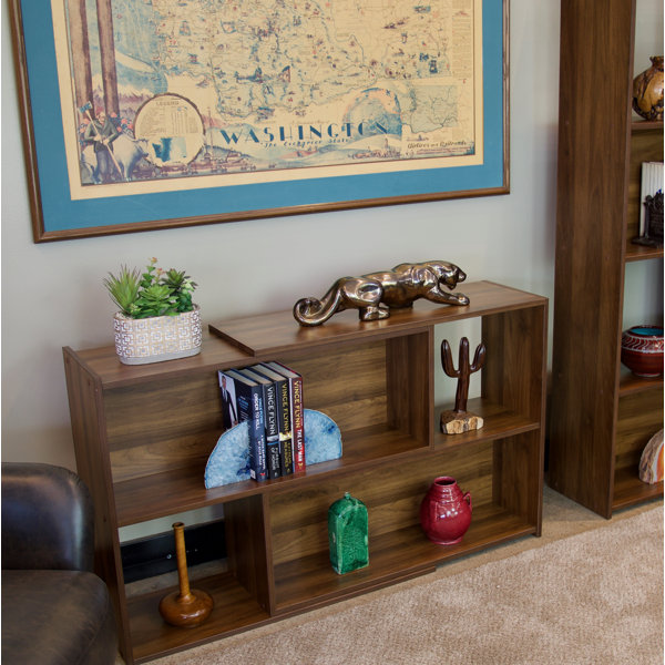 Loon Peak® Ava Geometric Bookcase & Reviews | Wayfair