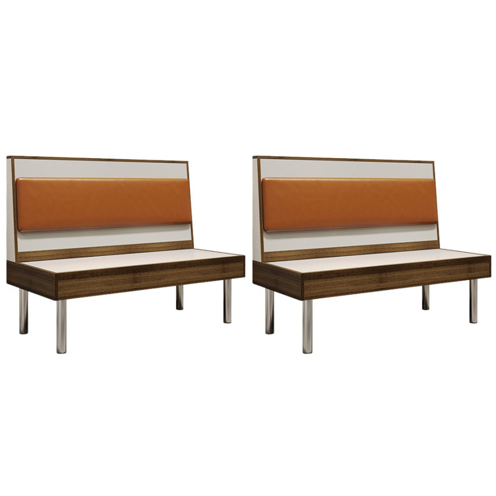 Canadian Linen Restaurant Cafe Bar Grill House Dessert Shop Bench Faux ...