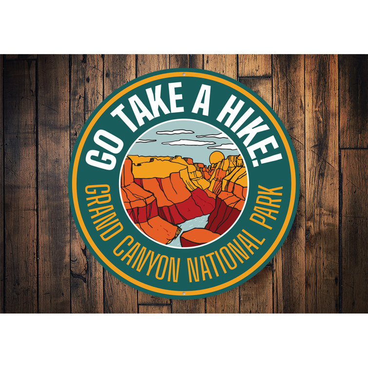 Lizton Sign Shop, Inc Go Take A Hike Park Sign - Wayfair Canada